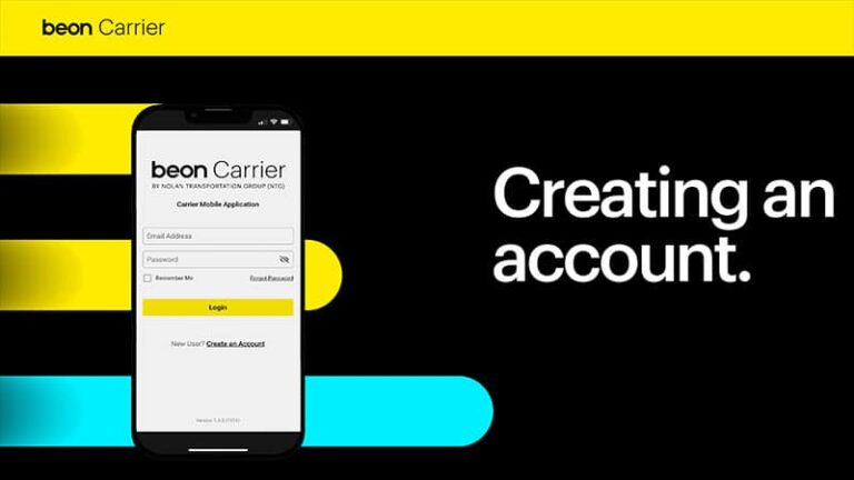 Getting Started With Beon Carrier Web Portal